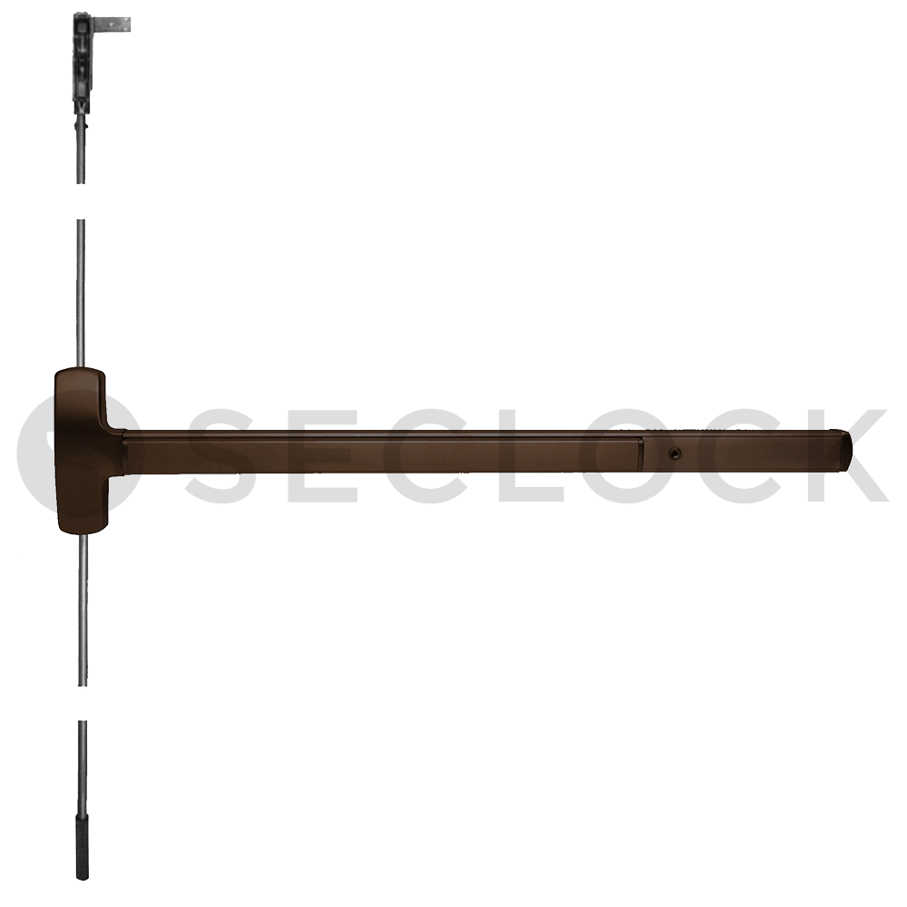 MEL25-C-EO 4 643E - Falcon Concealed Vertical Rod Exit Devices | SECLOCK