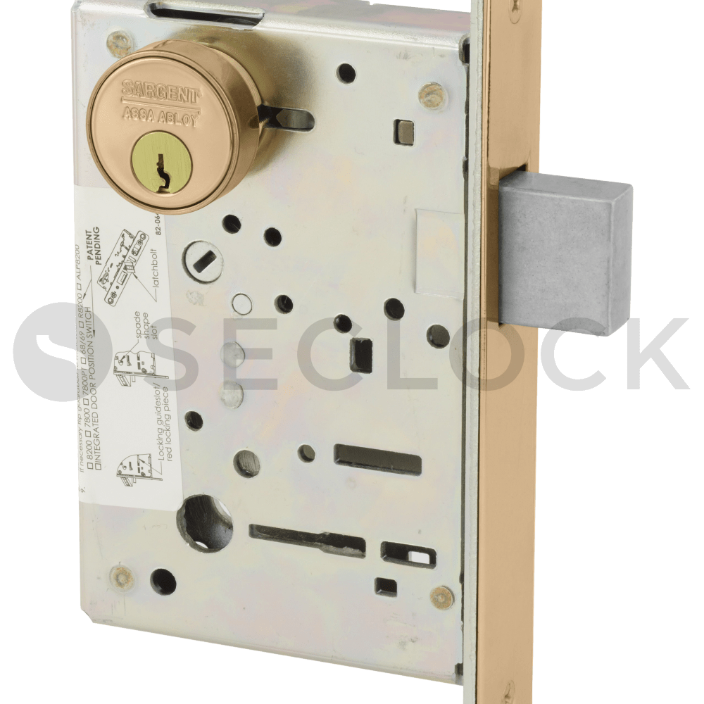 8203 9 - Sargent Mortise Deadbolt Only | SECLOCK