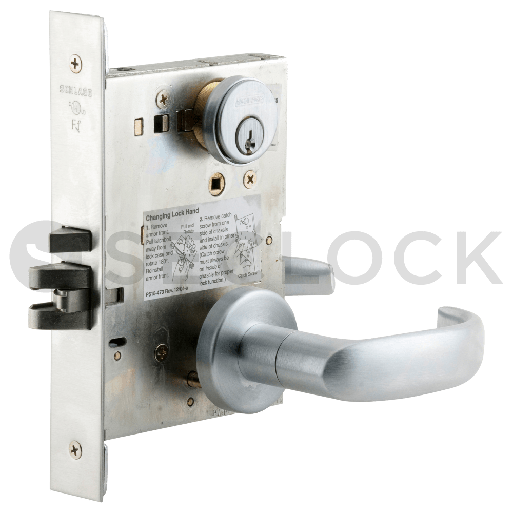 L9092EUP 17A 626 RX - Schlage Electric Mortise Lock | SECLOCK